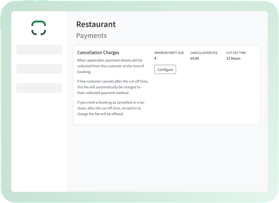 Features - TableSense Online Table Booking